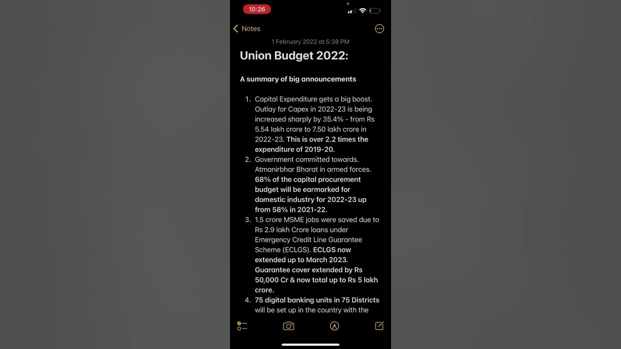 Union Budget 2022 Summary Of Key Announcements shorts shots YouTube union-budget-2022-summary-of-key-announcements-shorts-shots-youtube