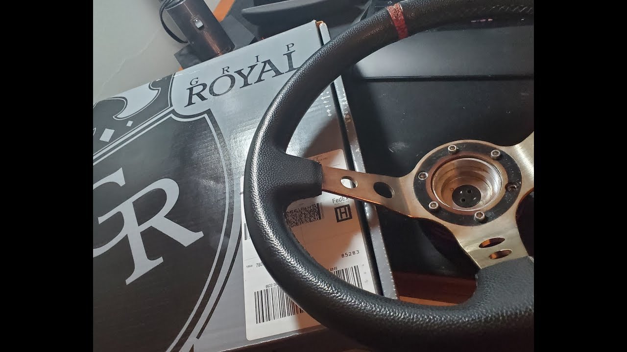 Unboxing of Limited Edition Grip Royal Steering Wheel - YouTube