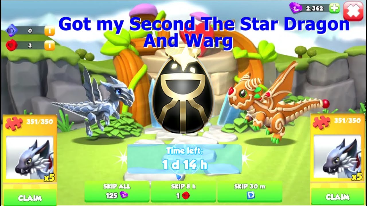 Got my Second The Star Dragon-Dragon Mania Legends | Got Warg Dragon ...