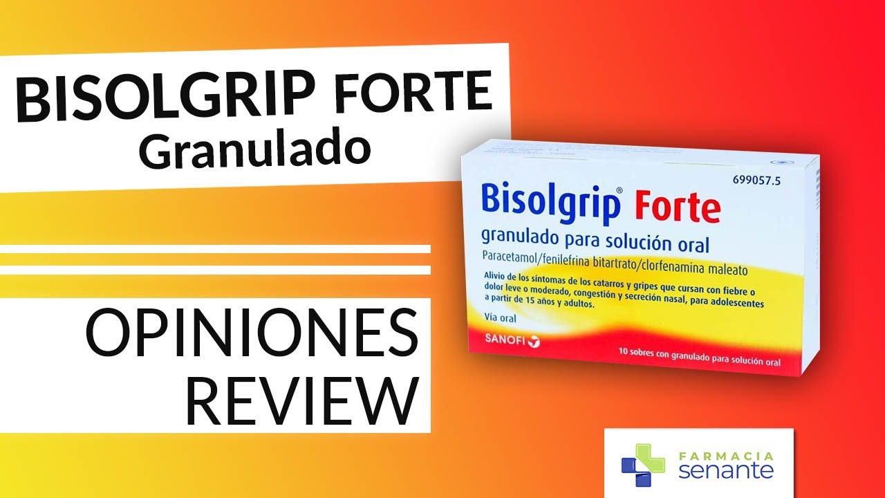 BISOLGRIP FORTE Para Que Sirve ⭐ Bisolgrip Forte Opiniones 🌼 FARMACIA ...