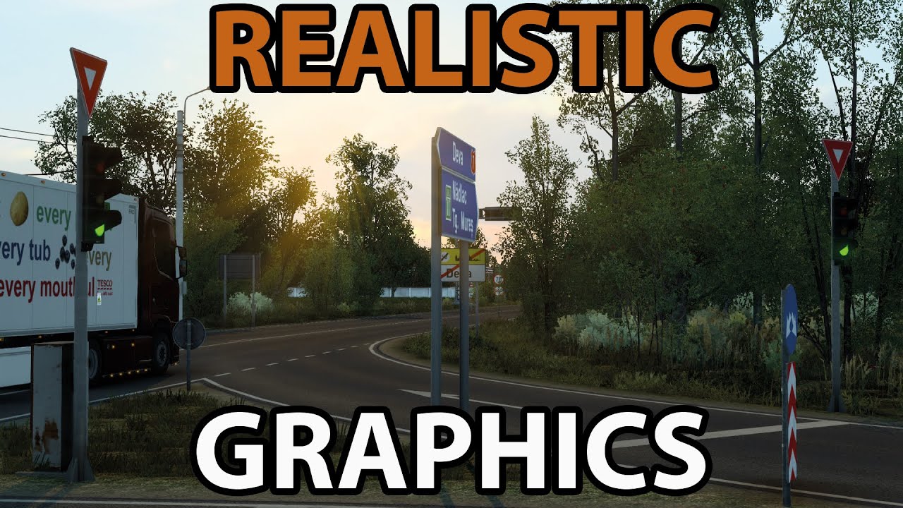 BEST GRAPHICS MODS FOR ETS2 1.43 - YouTube