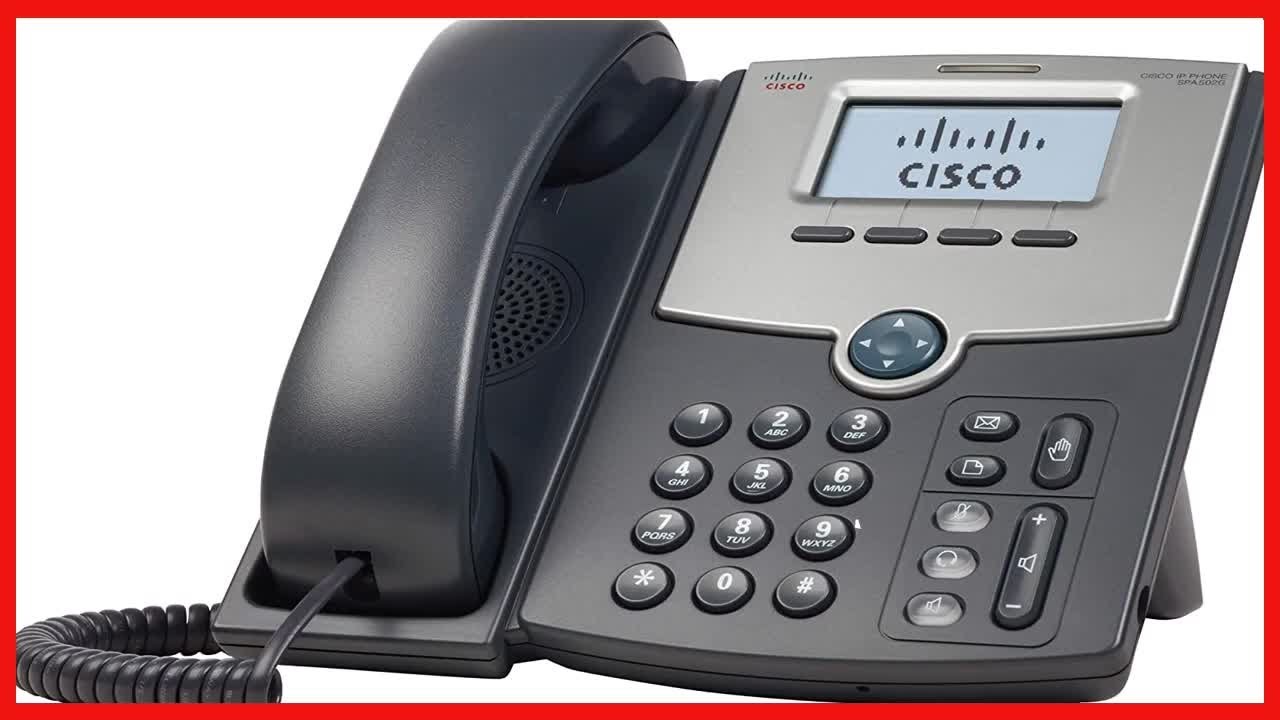 Cisco Remanufactured SPA502G 1-Line IP Phone, Cisco Small Business ...