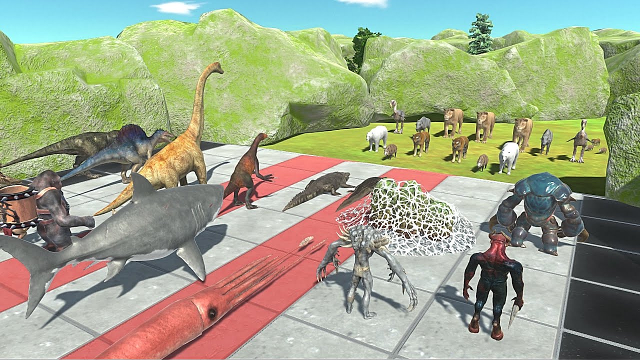 WILD ANIMAL CHALLENGE - Animal Revolt Battle Simulator - YouTube