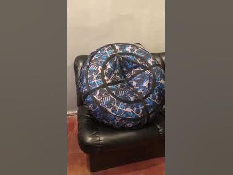 Тюбинг для детей. Ватрушка для катания по снегу от Вело-Харьков. - YouTube