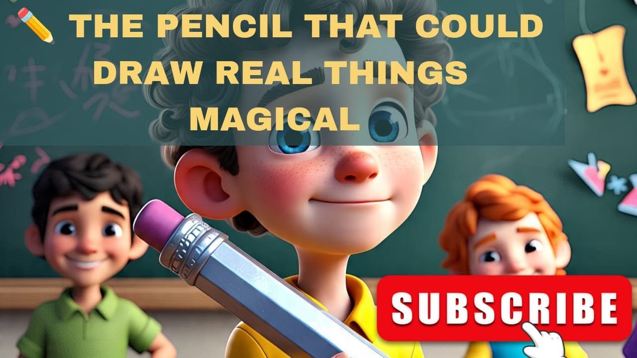 The Pencil That Could Draw Real Things ️ | Magical Art Adventure ...