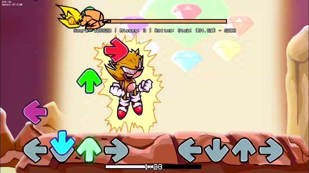 Chaos Remix Rechart Fnf Exeternal Youtube