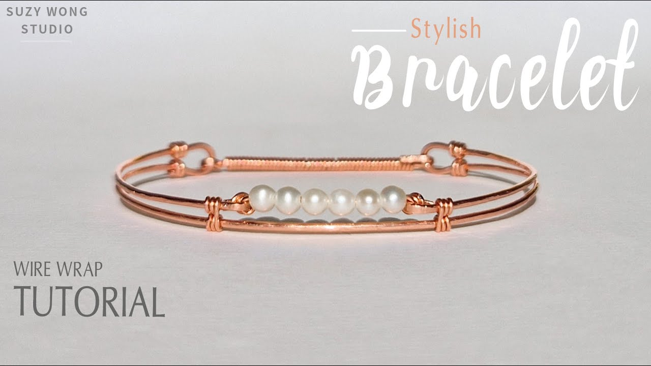 Stylish Wire Wrap Bracelet Tutorial| DIY Bracelet |DIY Jewelry |How to ...
