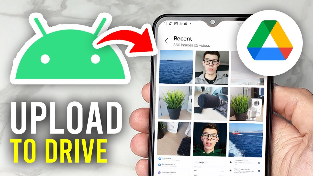How To Upload Photos On Google Drive From Android - Full Guide - YouTube