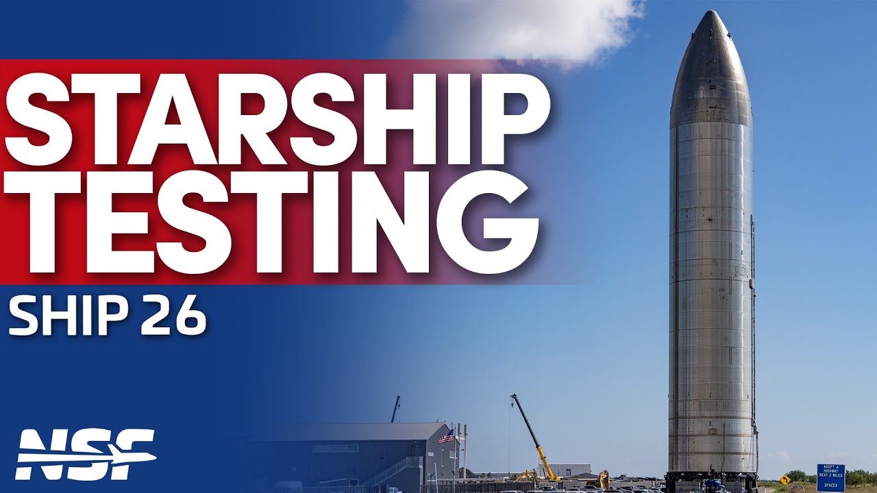 SpaceX Tests Starship Prototype Ship 26 - YouTube