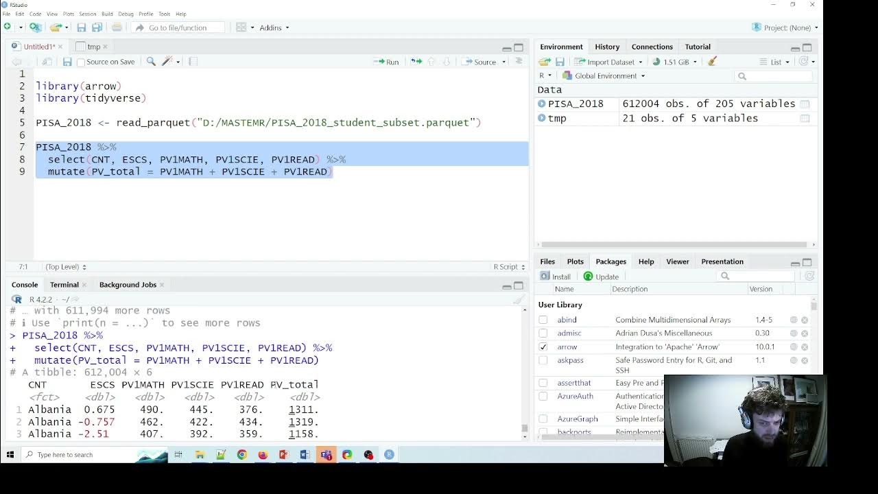 10 PISA - using dplyr mutate to add and amend columns to a dataset - YouTube