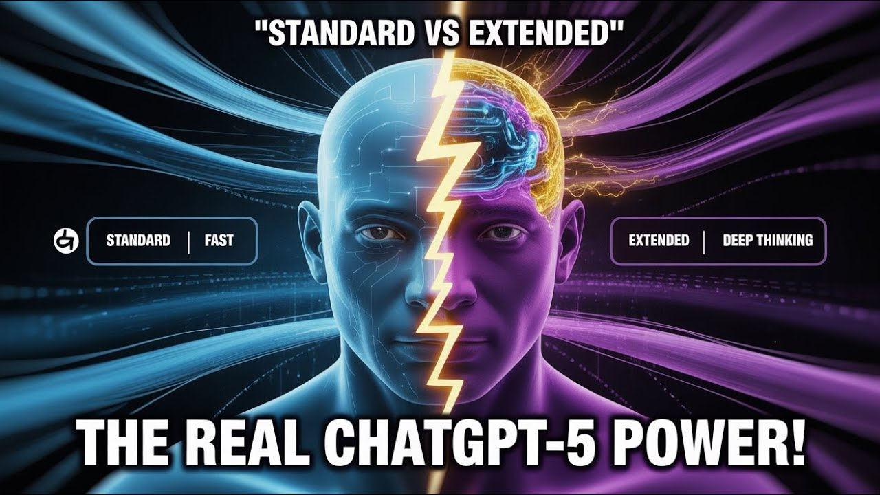 ChatGPT-5 Thinking Model Explained | Standard vs Extended Mode ...