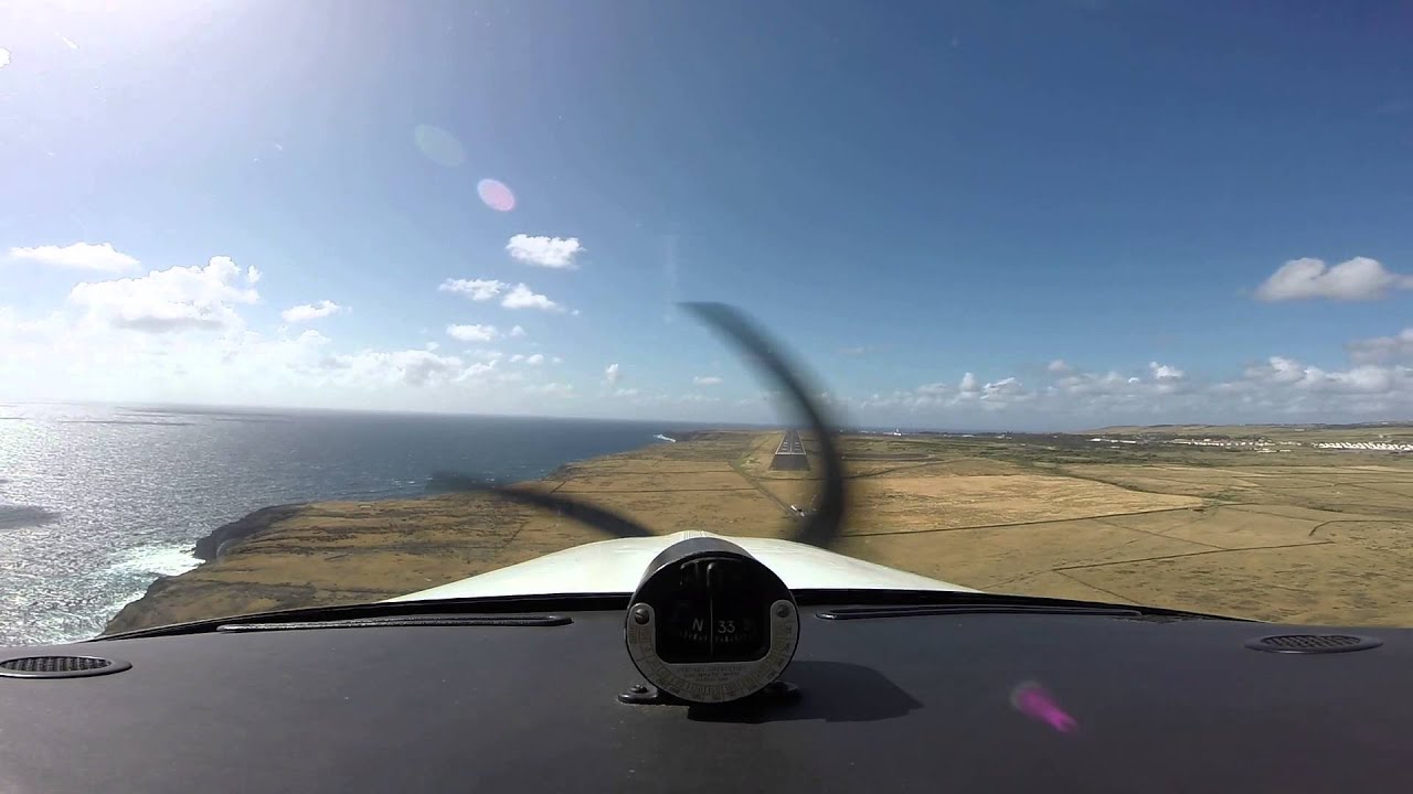 Landing Santa Maria (LPAZ) Runway 36 N367HP - YouTube