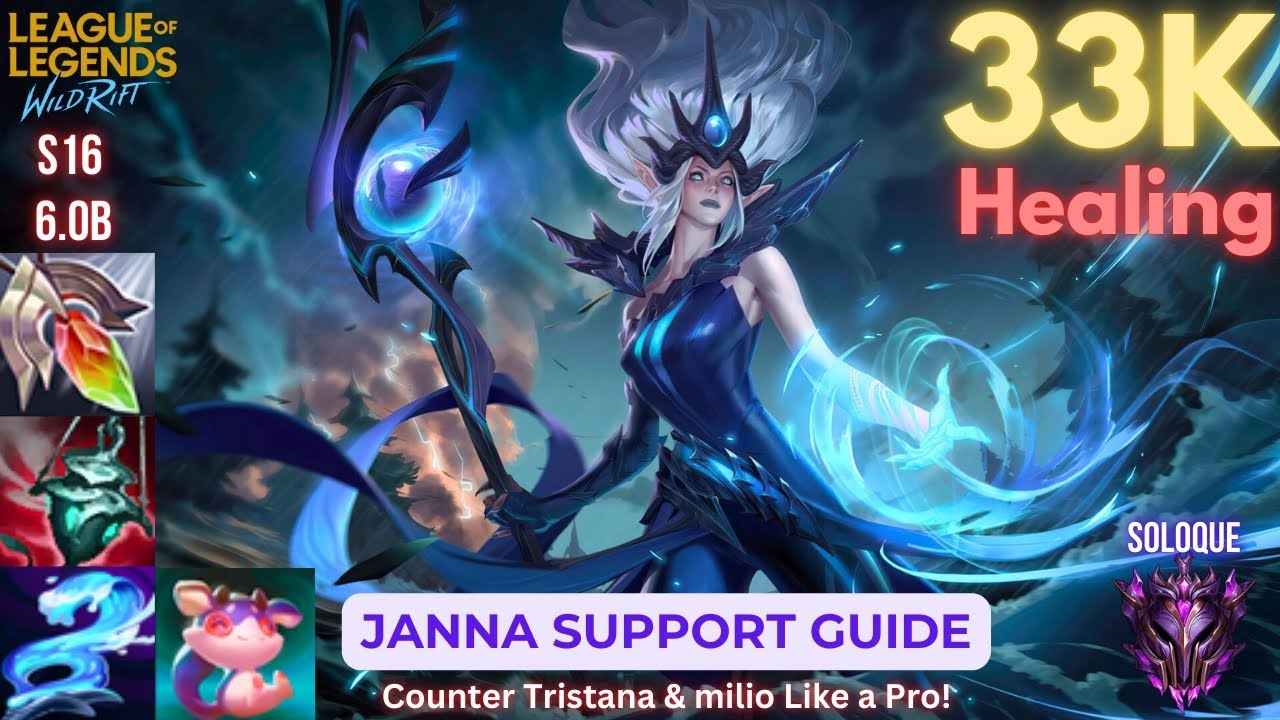 Wild Rift Janna Support Guide - Protect and Dominate - Build, Runes ...