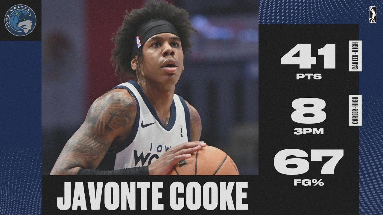 Javonte Cooke EXPLODES for Career-High 41 PTS & 8 3PM vs. Skyforce ...