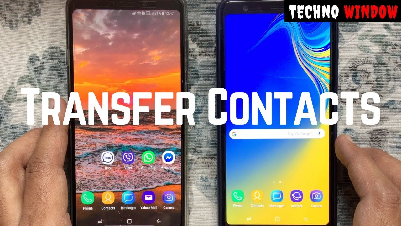 How to Transfer Contacts From Android to Android - YouTube