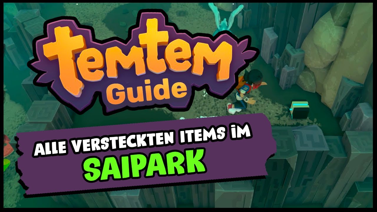 Temtem Saipark alle versteckten Items - Tipps Tricks Guides Deutsch - YouTube