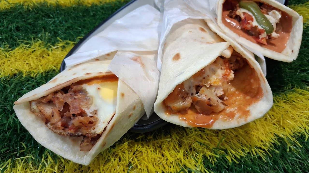 Afghani Omelette wrap || Spicy || by cherubic food - YouTube