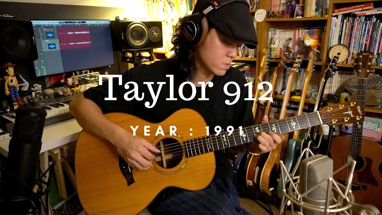 1991 Taylor 912 - Acoustic Guitar Review (No Talking) - YouTube