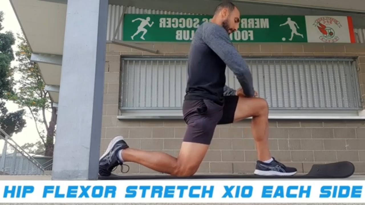 Dynamic Hip Flexor Stretch - YouTube