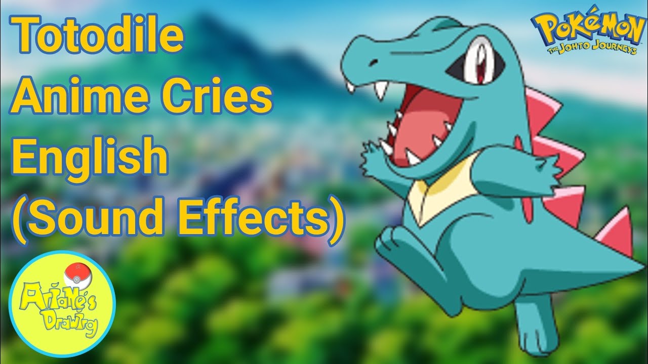 Totodile Anime Cry (English) - YouTube