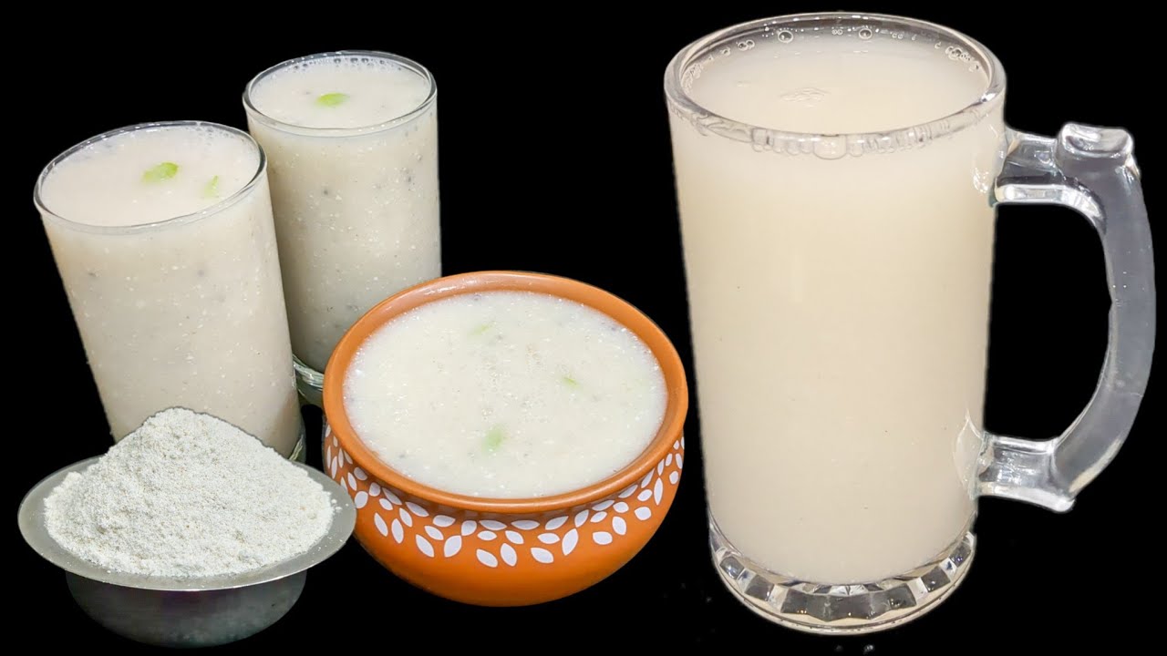 ಬಾರ್ಲಿ ಗಂಜಿ ( ನೀರು ) Barley Ganji | Barley Ganji summer coolant with ...