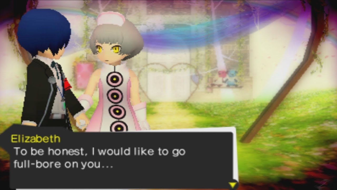 Persona Q: Shadow of the Labyrinth- Elizabeth's Big Day Scene (P3 & P4 ...