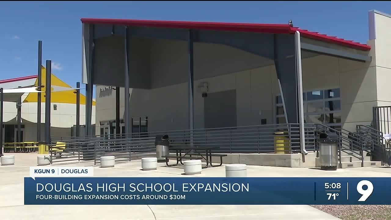 Douglas High School's four building expansion - YouTube