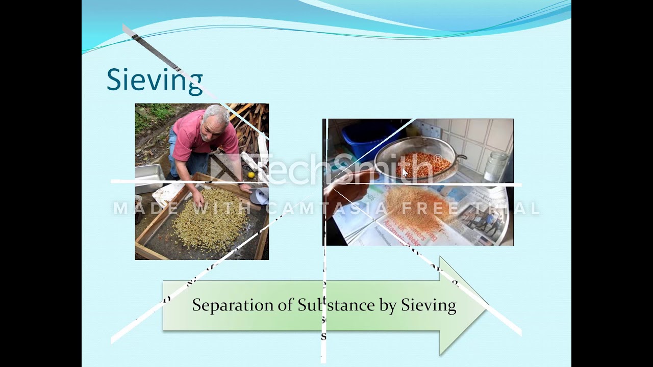 Std.6, Ch-5, Topic: Sieving, (From Separation of Substances) - YouTube