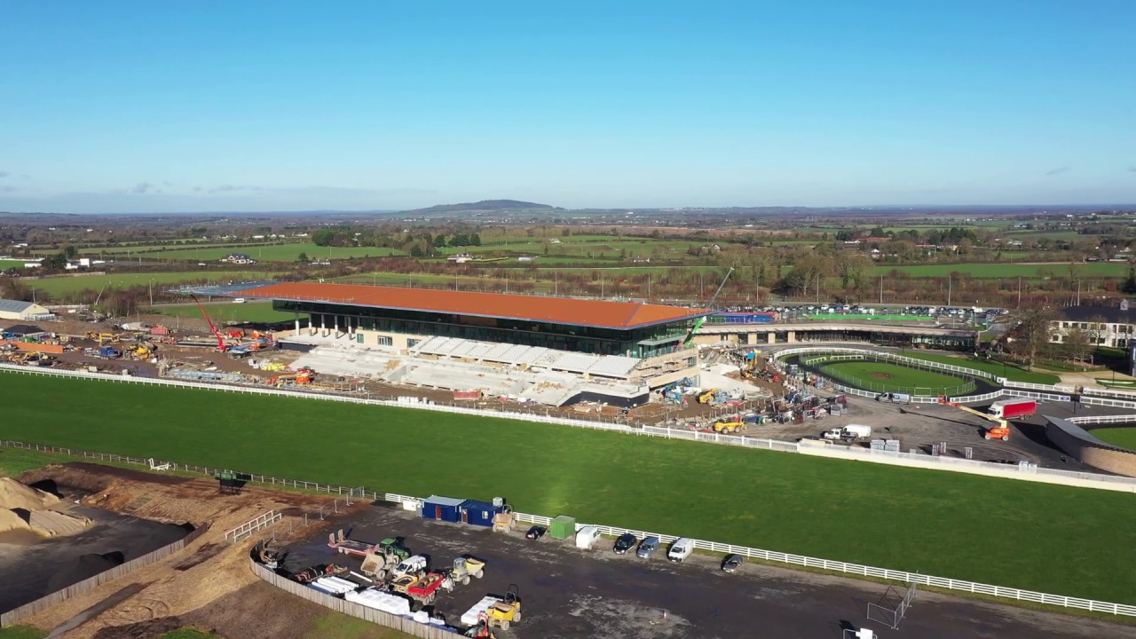 Orbit of the new Grandstand in the Curragh Racecourse 28-01-19 - YouTube