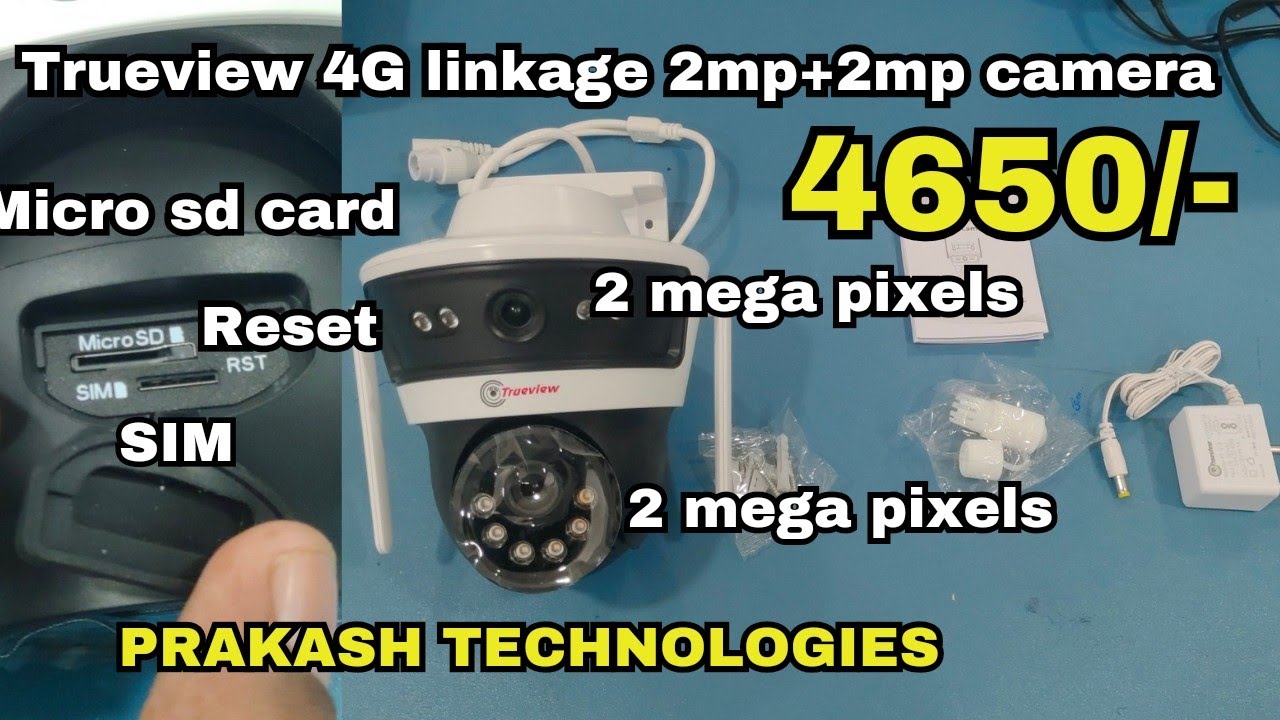 4G Linkage pan tilt camera trueview - YouTube