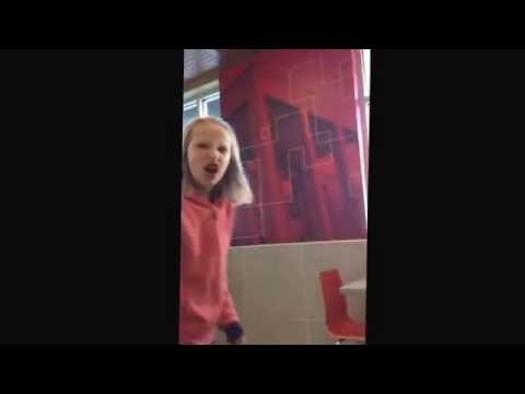 messing around at McDonalds