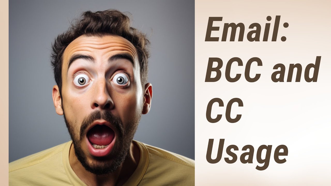 Mastering the Art of Email: BCC and CC Usage - YouTube