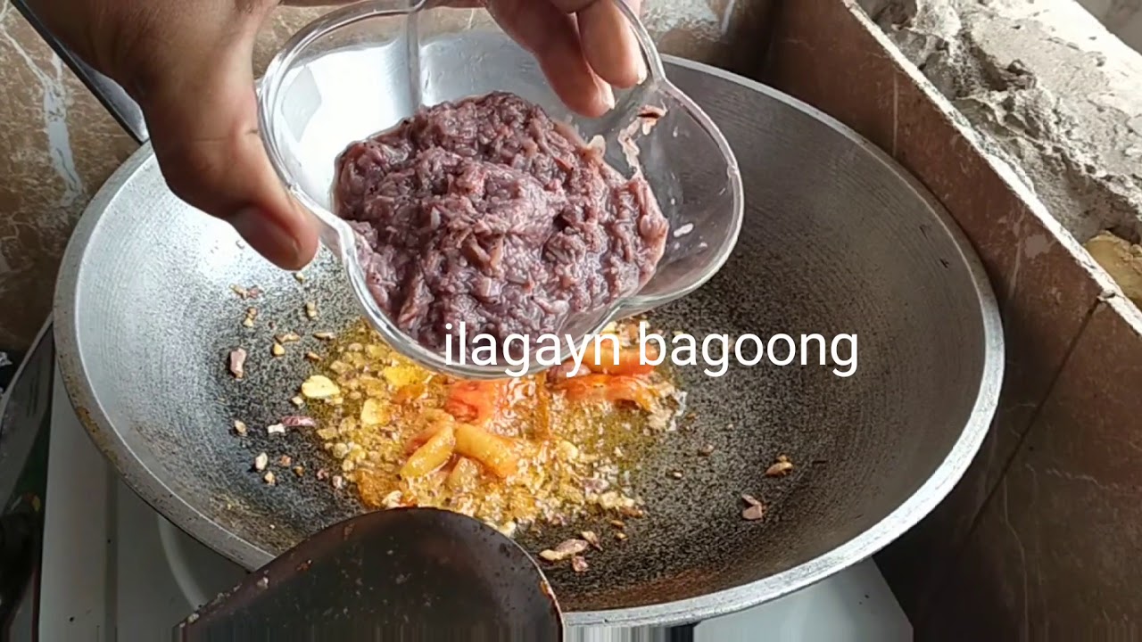 How to cook bagoong w/hot sili - YouTube