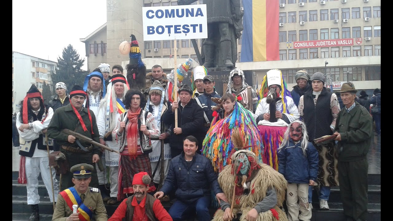 Datini si obiceiuri Vaslui 21-12-2014...Comuna Botesti-jud: Vaslui ...