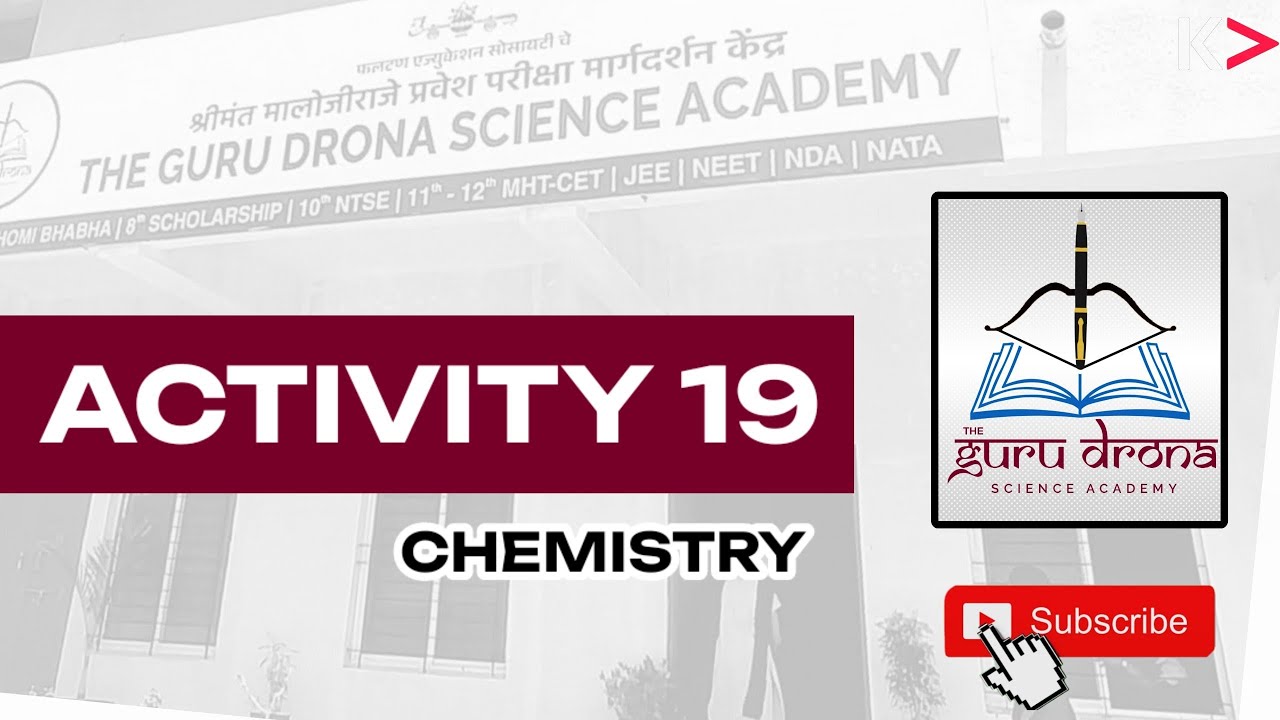 Activity 19 Chemistry | Chemistry | The Guru Drona Science Academy ...