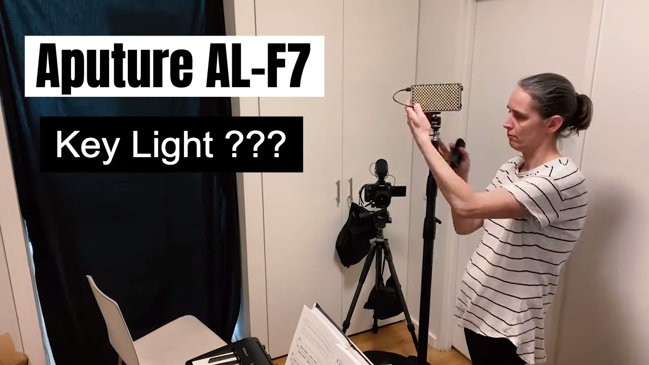 APUTURE AL-F7 as a KEY LIGHT - YouTube