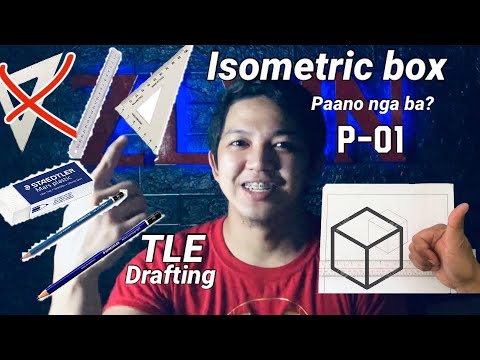 How to make ISOMETRIC BOX (TLE drafting)P-01 - YouTube