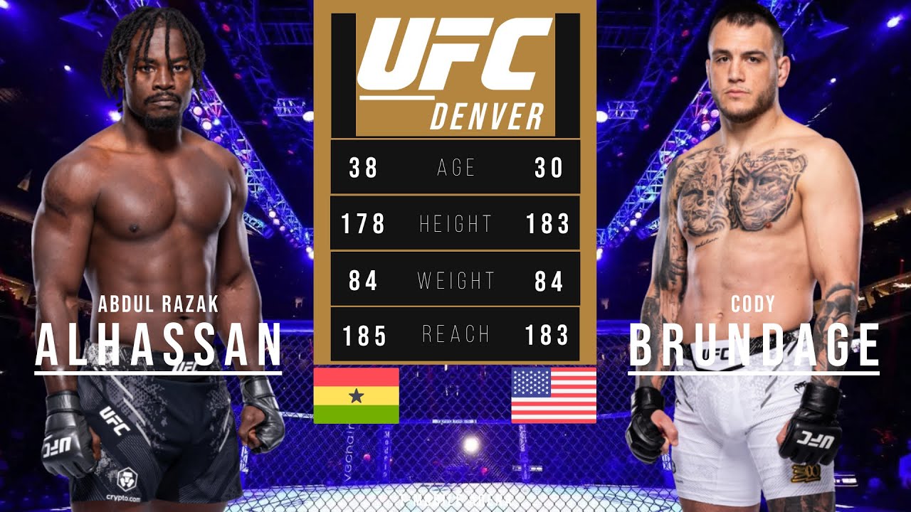 ABDUL RAZAK ALHASSAN vs CODY BRUNDAGE FULL FIGHT UFC DENVER - YouTube