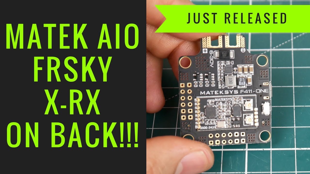 Matek F411-One AIO with Frsky X-Proto Receiver Built In // Overview ...