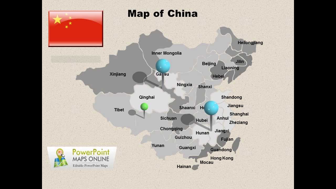 Map of China PowerPoint Presentation - YouTube