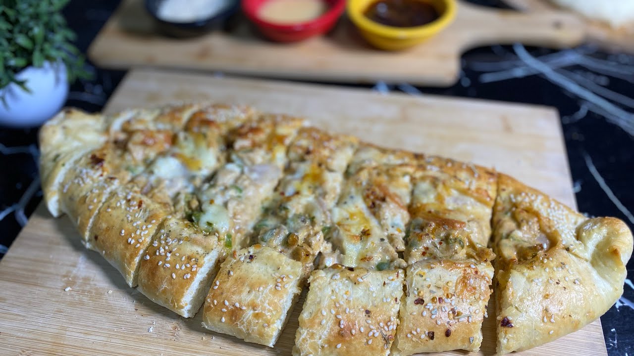 Turkish chicken pide @foodwithmood - YouTube