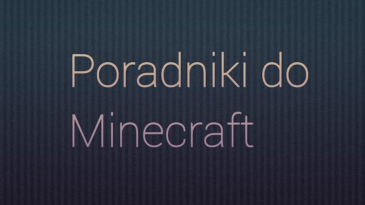 Poradniki do Minecraft odc.7 jak zbudować pociąg PKP intercity w ...
