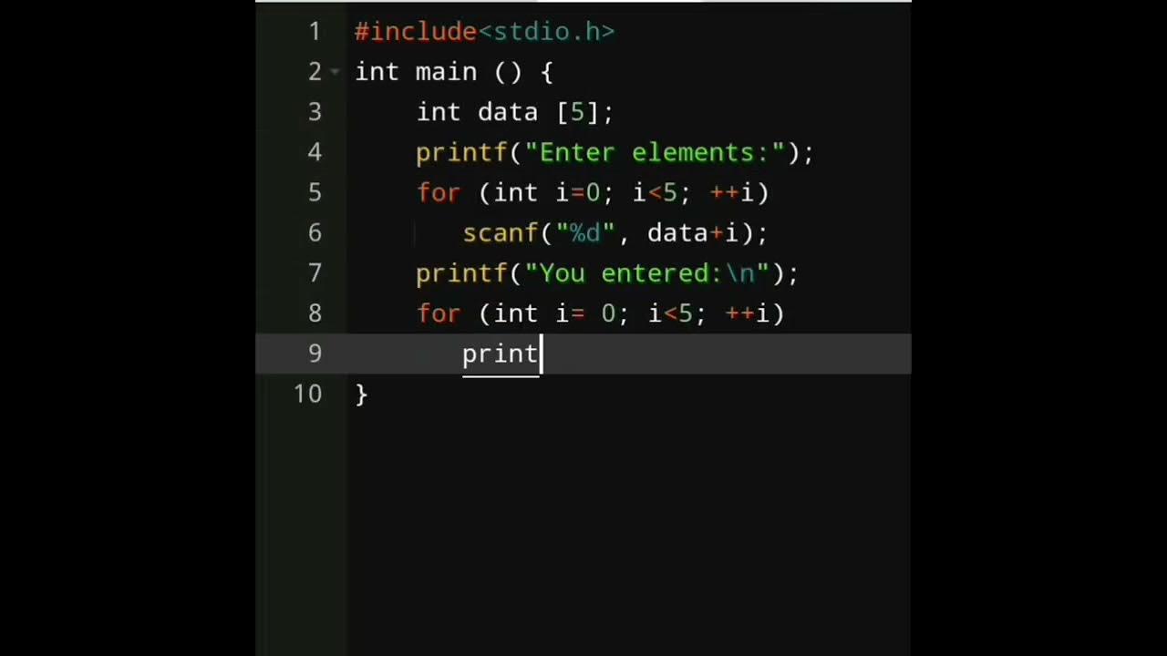 C Program To Access Array Elements Using Pointer In 50 X Speed 🥵 Education Fun Shorts Youtube