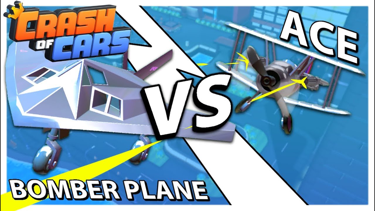 Bomber plane VS Ace | Crash of Cars - YouTube