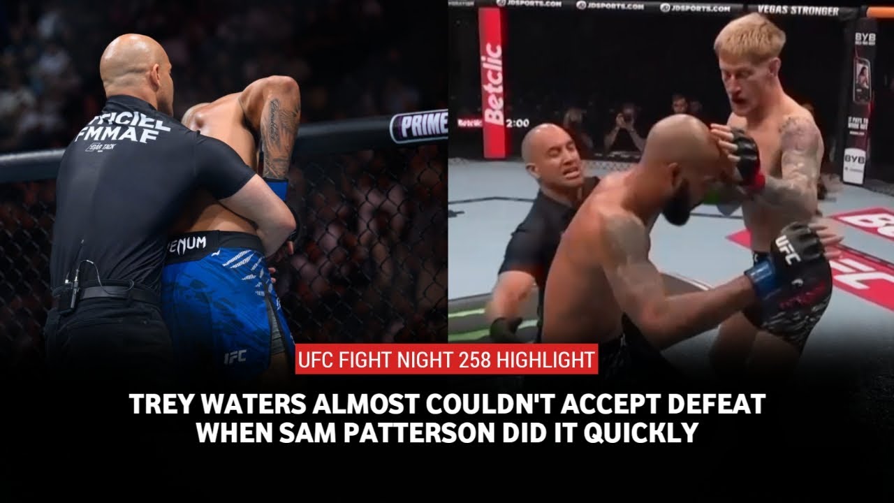 UFC Paris results: Sam Patterson scores Round 1 TKO of Trey Waters ...
