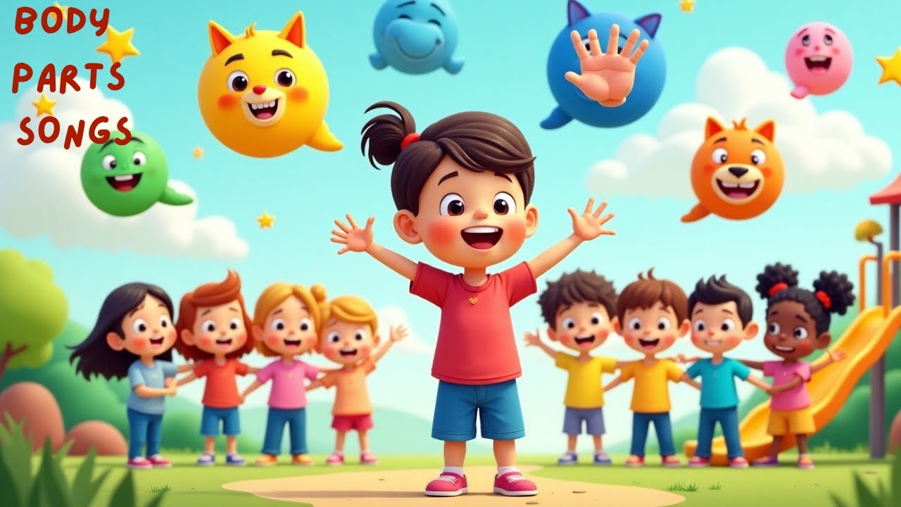 Body parts song | Nursery Rhymes | Kids song | English song | My body ...