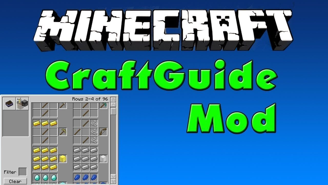 CraftGuide MOD 1.12.2/1.7.10 - Showcase - YouTube