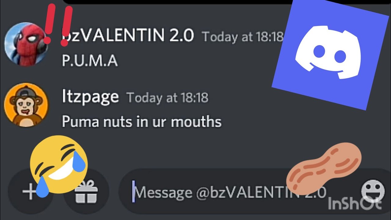 I got people on discord with the puma joke (funny) - YouTube