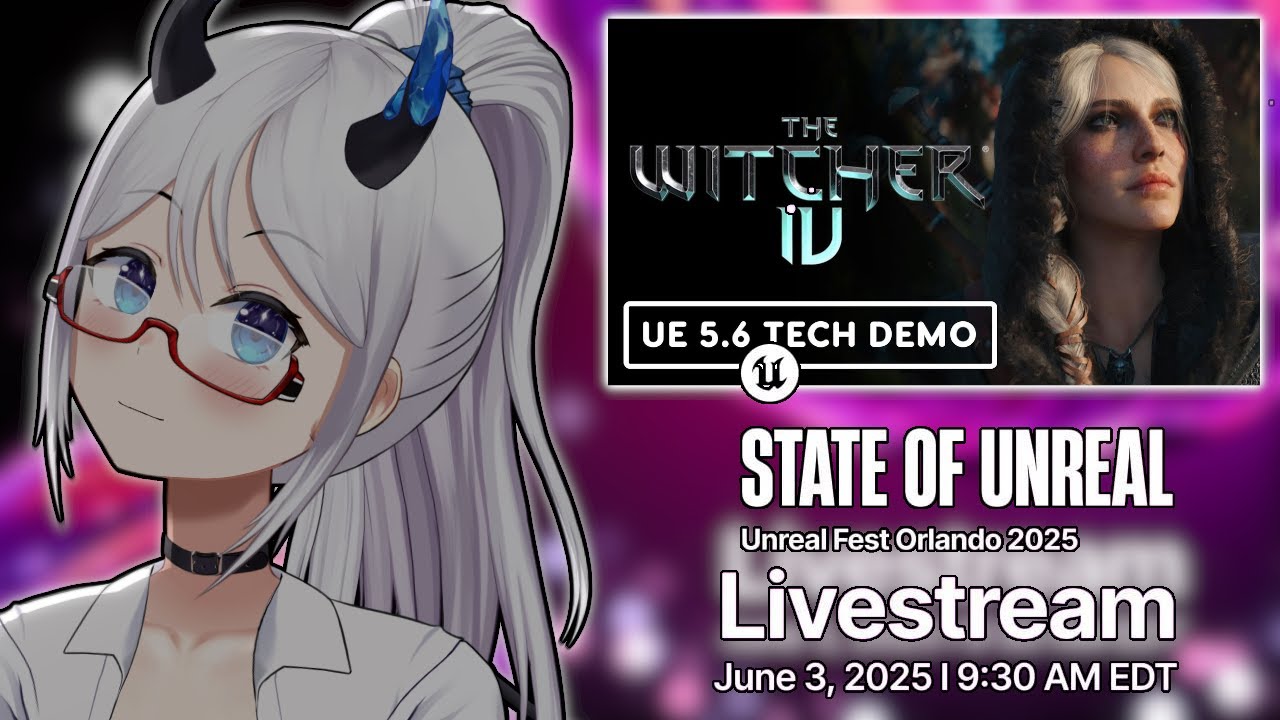 The Witcher 4 Gameplay UE 5.6 Tech Demo | State of Unreal | Elly Reacts ...