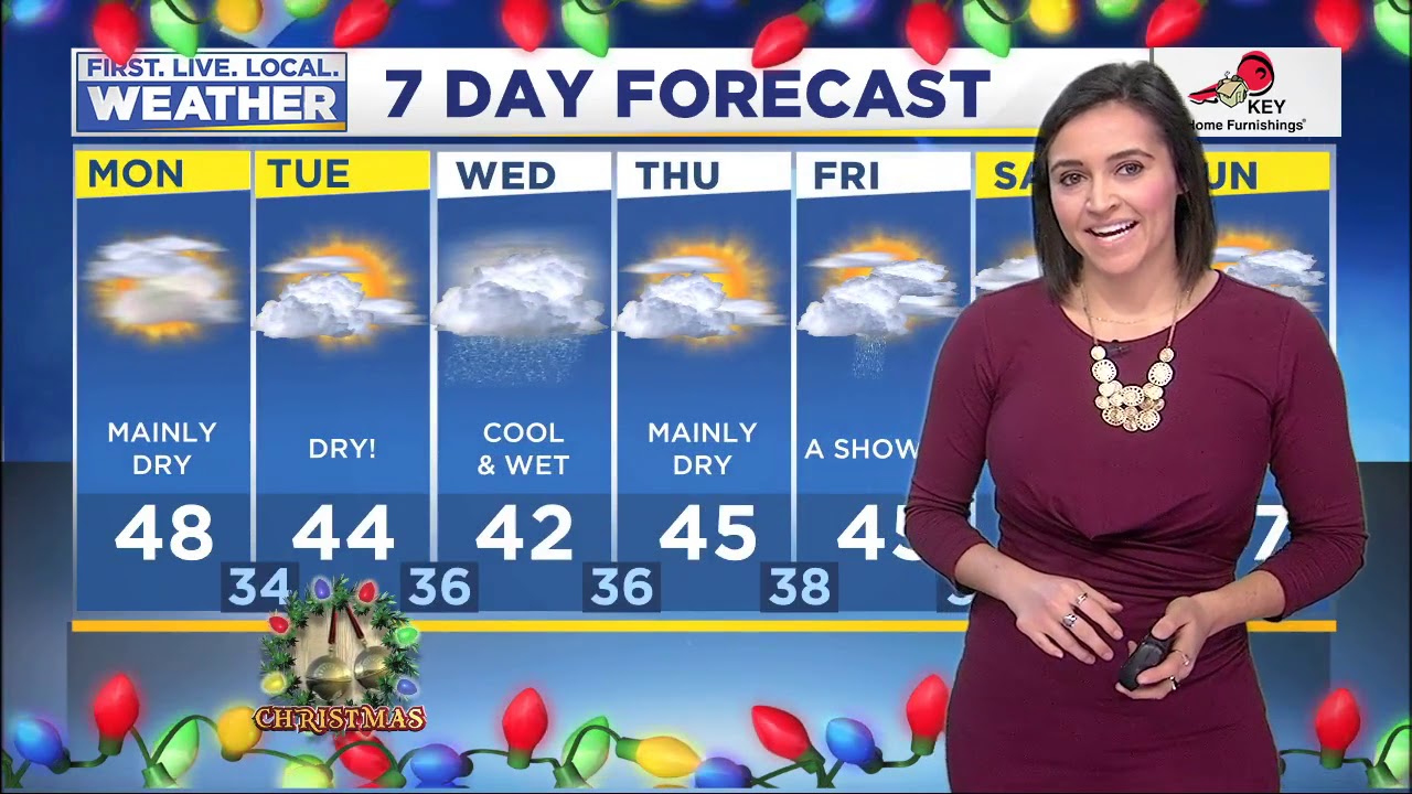 Monday afternoon FOX 12 weather forecast (12/24) - YouTube